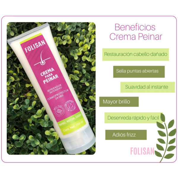 Folisan Crema para Peinar Anticaida – Erika Gómez